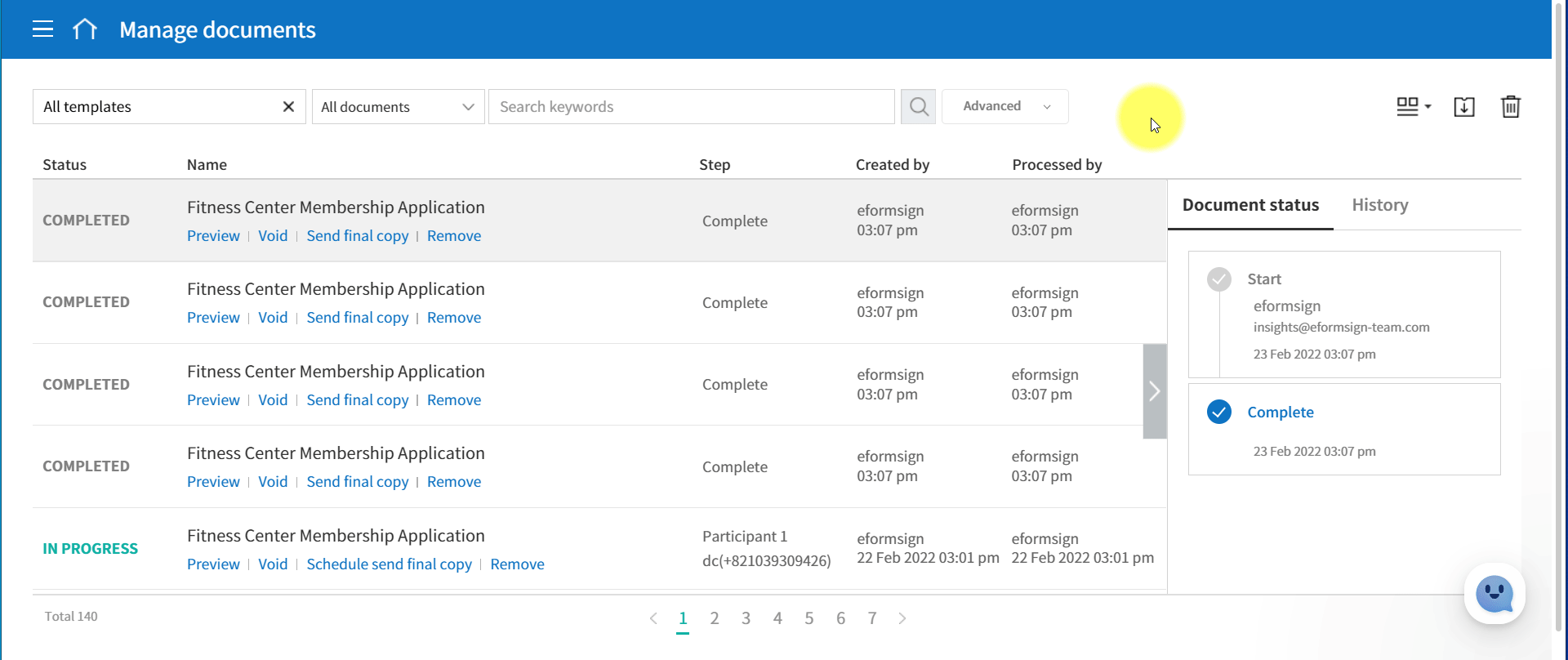 Generating and viewing a document number - eformsign blog I eSignature ...